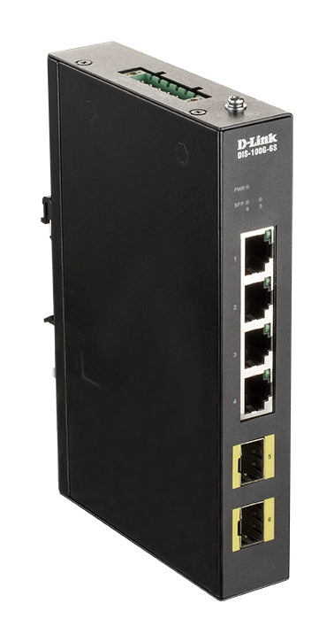 D-LINK 4-port Gigabit Industrial Switch including 2 x 100/1000M SFP ...